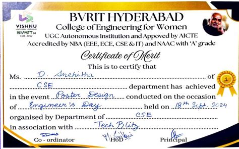 snehitha d on linkedin engineersday2024 firstprize robotics