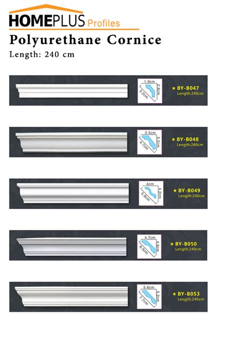 Polystyrene Cornice 6 Home Plus