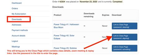 How To Find Class Details Center For Creative Consciousness