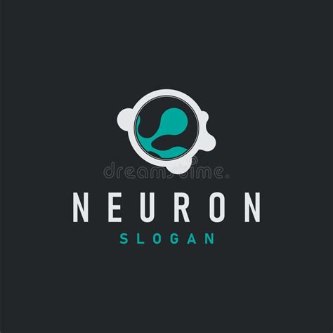Neuron Logo Neuron Nerve Or Seaweed Vector Abstract Molecule Design