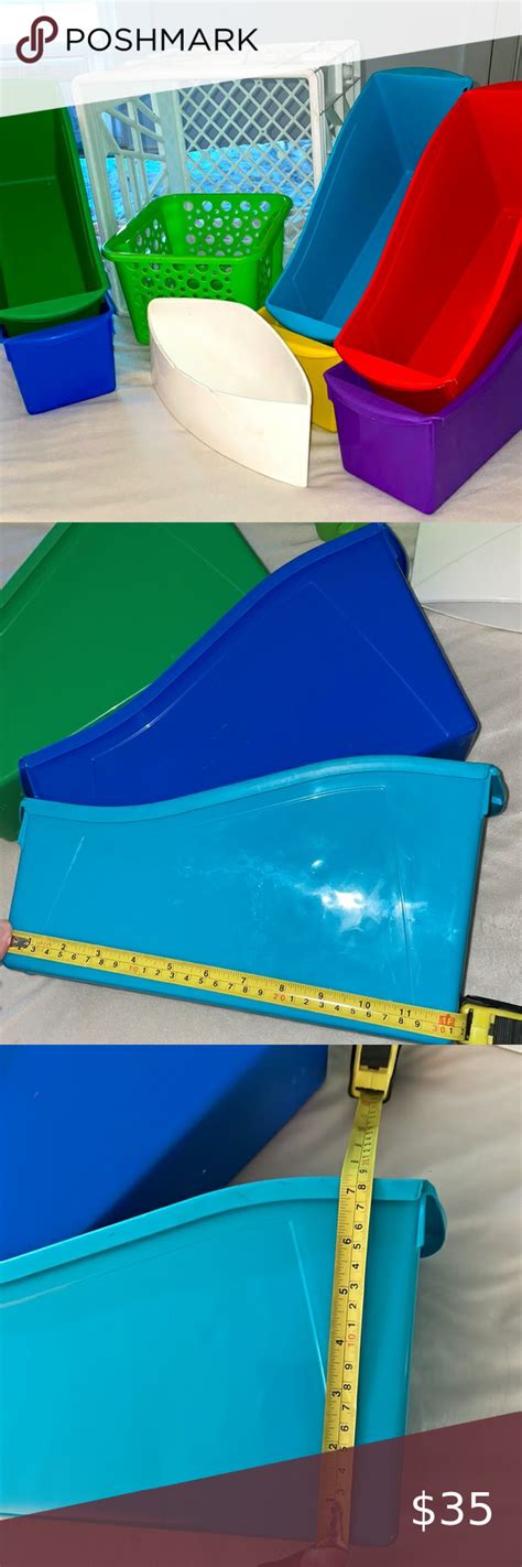 Classroom School Homeschool Storage Bins For Books And Crafts Book Bins Book Crafts Craft Set