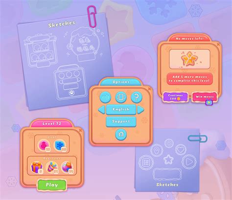 Ui Mobile Game 3 Images Behance