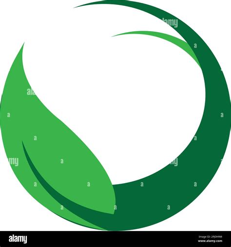 Leaf Logo Icon Vektor Illustration Design Stock Vector Image And Art Alamy