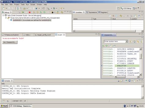 xds100v2 error code 4001 could not connect to target code composer