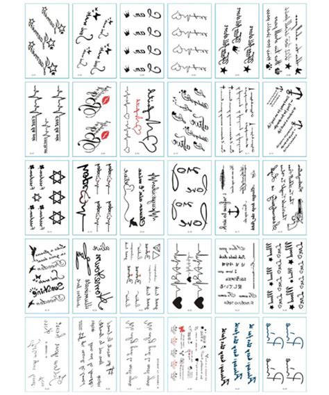 타투스티커30장세트 레터링타투 워터밤 흠뻑쇼 페스티벌 이벤트 수영 수영장 비치 여름 휴양지 휴가