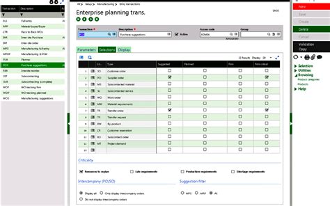 sage x3 tips how to set up purchase order suggestions in sage x3