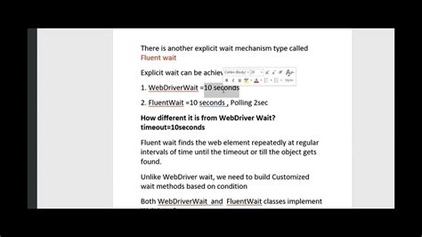 Synchronization In Java Selenium Fluent Wait Youtube
