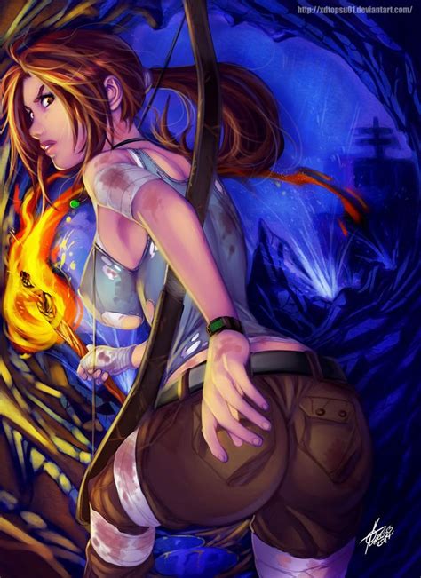 Lara Croft Tomb Raider Fan Art D By Xdtopsu01 On Deviantart Tomb