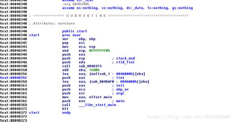 逆向入门系列（2）静态分析工具ida的使用 ida用法 csdn博客