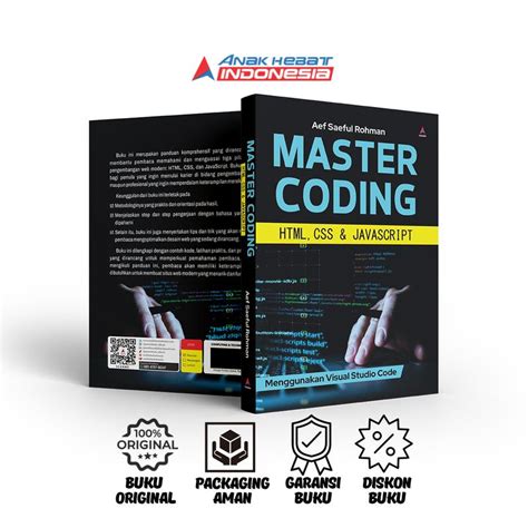 Buku Master Coding Html Css And Javasript Menggunakan Visul Shop Tokopedia