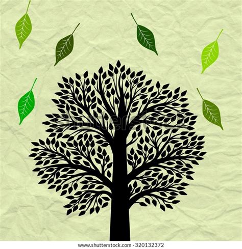 Illustration Tree Falling Leaves Stock Illustration 320132372 Shutterstock