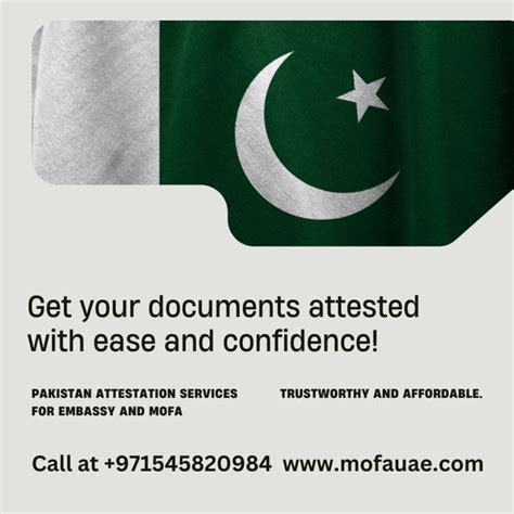 What Is Mofa Attestation In Pakistan