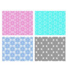 Halftone Mesh Seamless Pattern Smooth Grid Weave Vector Image