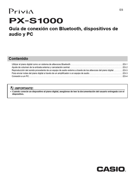 Pxs1000 Connection Guide Pdf Usb Altoparlante