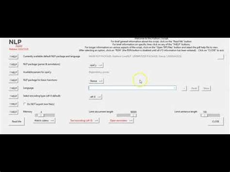 Setup NLP Package And Language YouTube