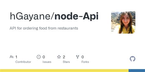 GitHub HGayane Node Api API For Ordering Food From Restaurants