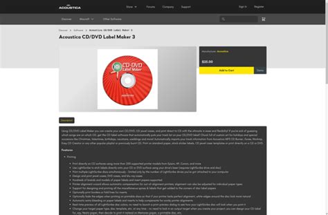 Acoustica Cd Label Maker Design And Print Cd Labels Sugggest
