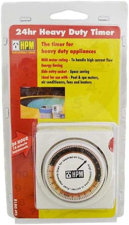 Hpm 24hr Heavy Duty Ip44 Outdoor Timer Au Garden