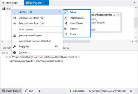 Creating A SQL SELECT Statement