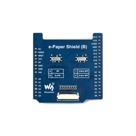 universal e paper raw panel driver shield b for nucleo arduino
