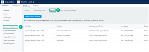 create and edit approval workflows