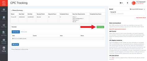 How To Report Your Ce An Ncees Cpc Tracking Step By Step Florida Board Of Professional Engineers