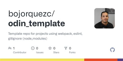 GitHub Bojorquezc Odin Template Template Repo For Projects Using