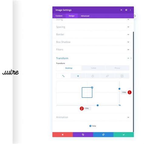 How To Create A Rotated Global Header With Divis Theme Builder