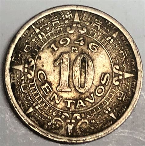 2 Monedas De Diez Centavos