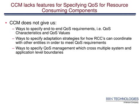Ppt Qos Enabled Middleware Adding Qos Management Capabilities To The