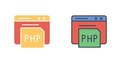 Php Icon Design 43149661 Vector Art At Vecteezy