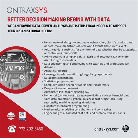 Datamanagement Dataanalysis Ontraxsys