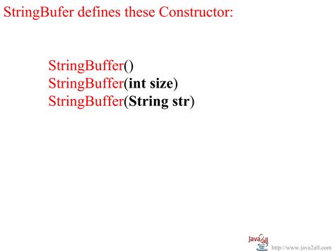 String And String Buffer Pps