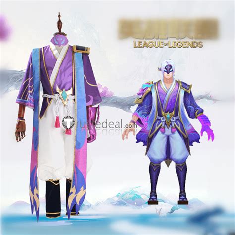 League Of Legends Lol Wuju Bladesman Spirit Blossom Master Yi Cosplay