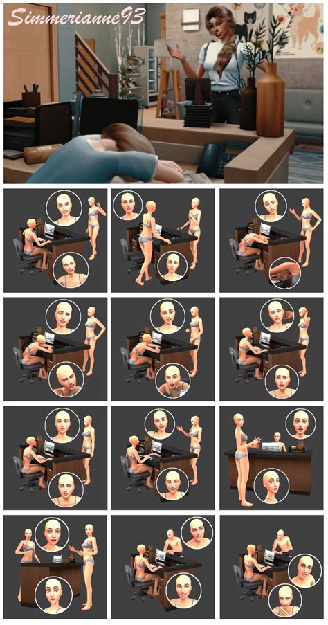 [simmerianne93]request Poses 12 Simmerianne93 In 2025 Sims 4 Couple Poses Sims 4 Stories