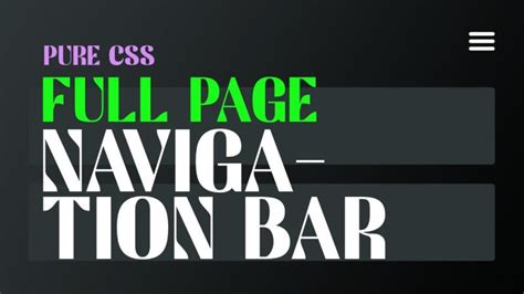 How To Design Navbar Using Css Only Rustcode Web Posted On The Topic