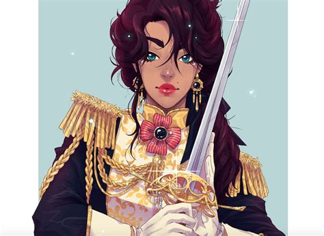 Charlotte De Sade By Elairin Art барышня девушки в форме девушка с оружием Elairin