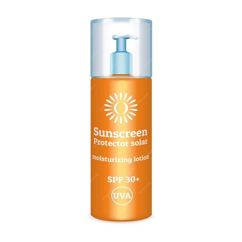 Sunscreen Dispenser Icon Realistic Illustration Of Sunscreen Dispenser