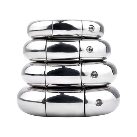 Frrk Stainless Steel Scrotum Ring Weight Training Penis Lock Ball