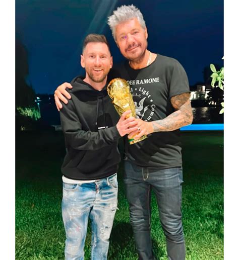 Marcelo Tinelli Recibió A Lionel Messi En Su Casa Diario La Calle