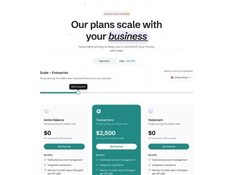 Flick Pricing Page By Ayomide Ajibade On Dribbble