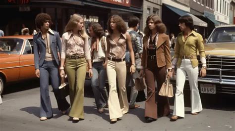 The Girls Of The Seventies Look Chic In The Classic Seventies Style