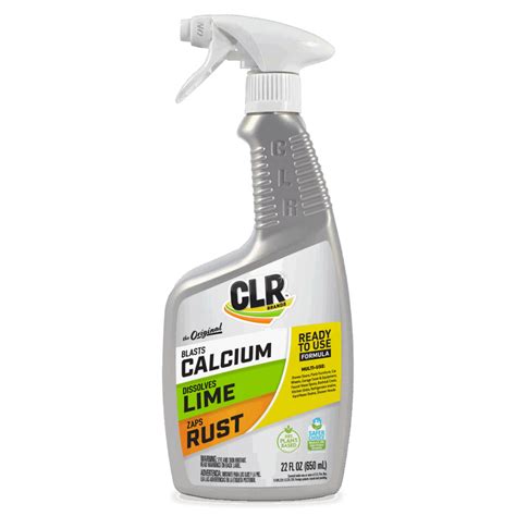 Clr Calcium Lime And Rust Remover Free And Clear Clr Brands
