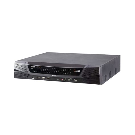 1 Local 4 Remote Shared Access 64 Port Multi Interface Cat 5 Kvm Over Ip Switch Aten Kn4064vb
