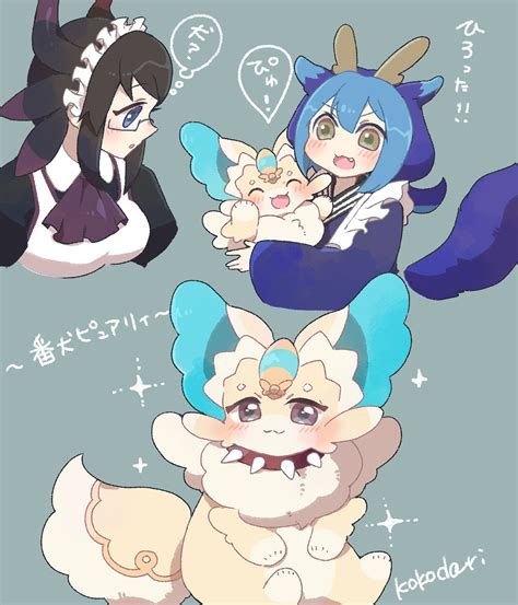 Kokodari House Dragonmaid Laundry Dragonmaid Purrely Yu Gi Oh Highres Translated Girls