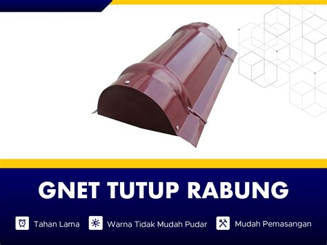 Jual Gnet Tutup Rabung Berkualitas Gnet Indonesia
