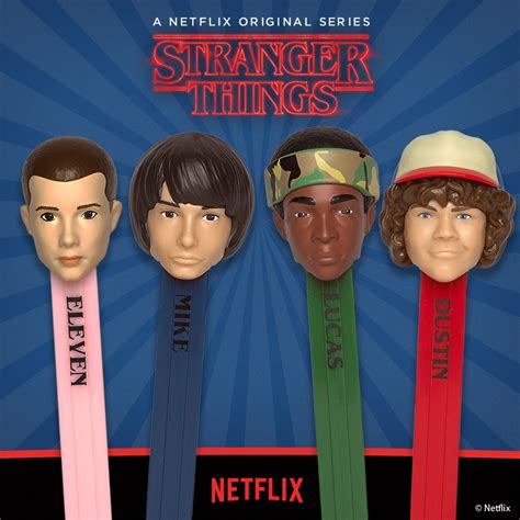 Pez Candy Inc Introduces All New Stranger Things T Sets
