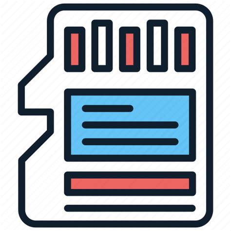 Memory Card Chip Data Stick Icon Download On Iconfinder