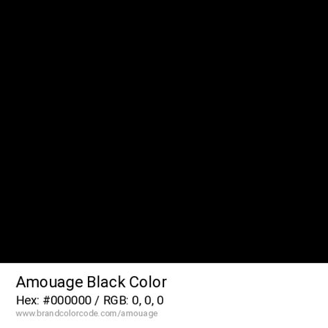 Amouage Brand Color Codes
