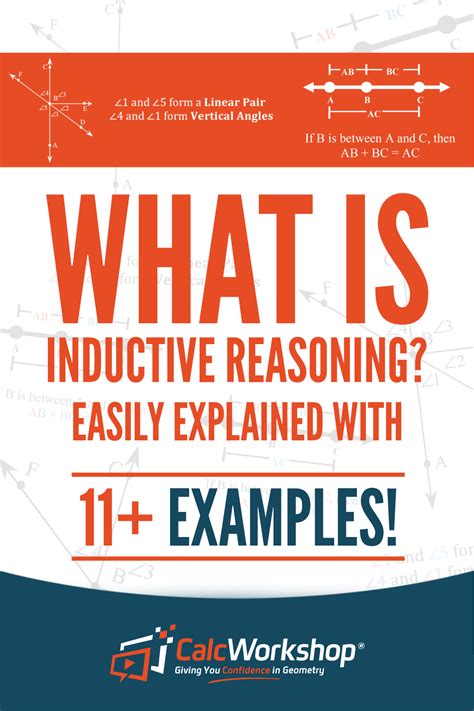 Inductive Reasoning In Geometry 11 Examples